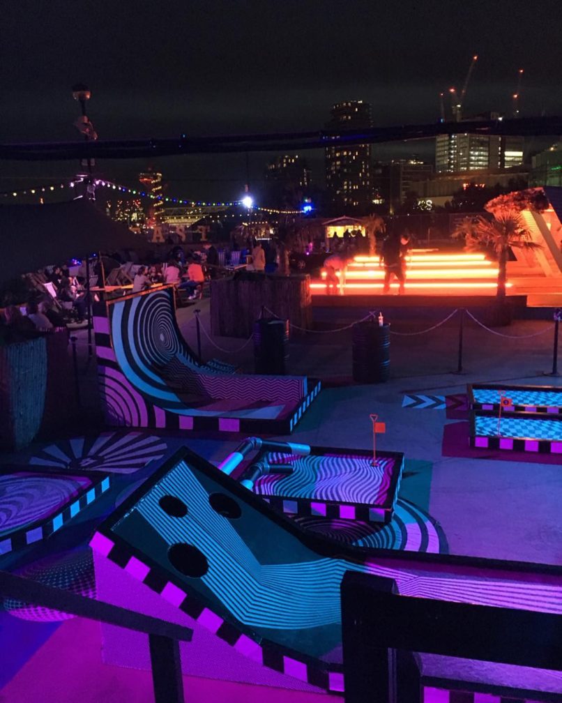 Birdies Rooftop Crazy Golf Course London - Renfrew Creative